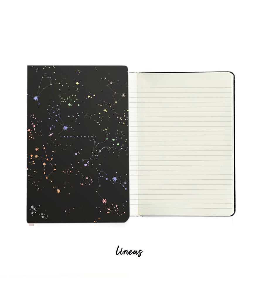 Libreta Constelación Holográfica - Beplanner.cl