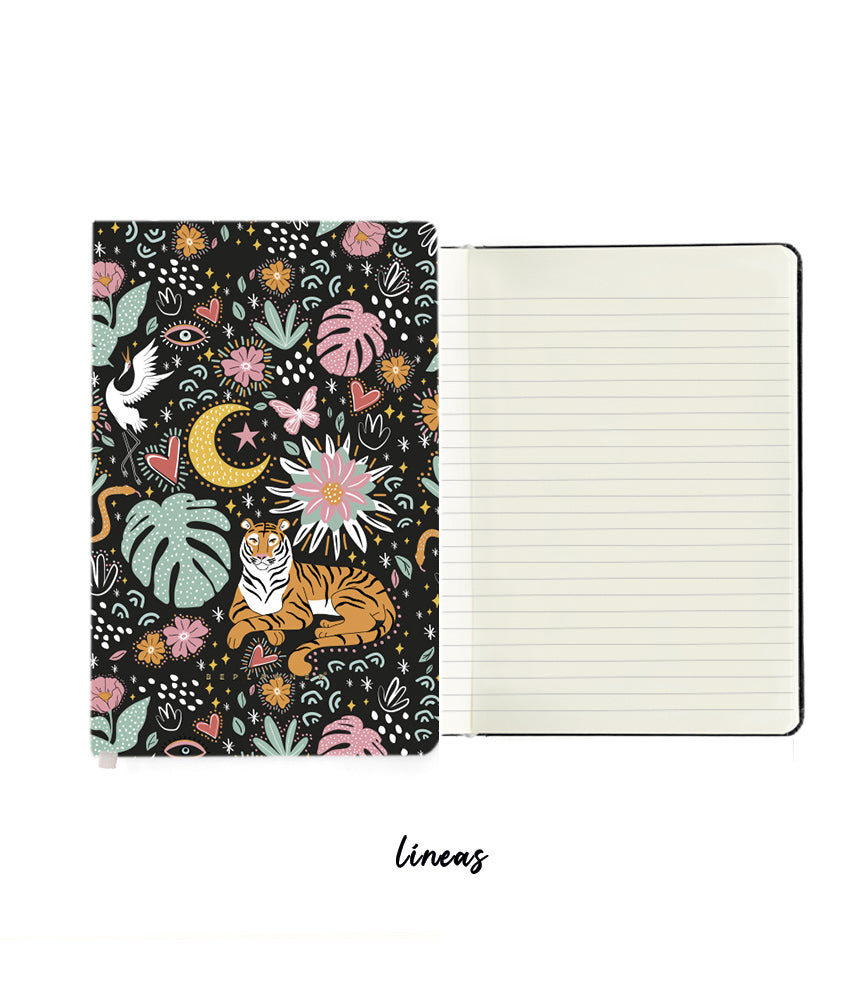 Libreta Tigre Black - Beplanner.cl